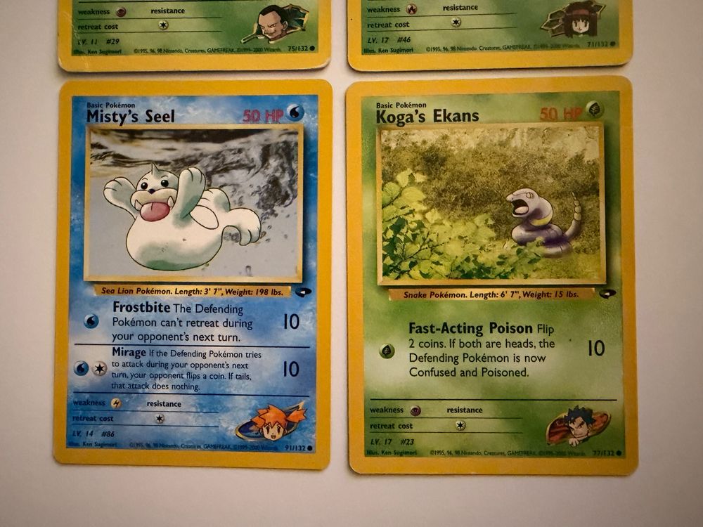 Gym Challenge 4 Pokémon Karten Bundle WOTC 2000 Vintage (Gebraucht) in ...