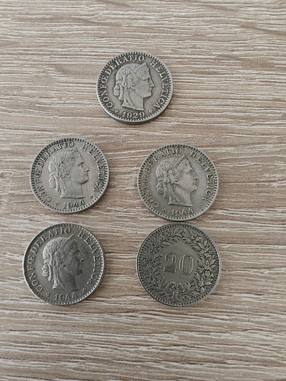 20 Rappen Münze (Gebraucht) in Tuggen für CHF 2 – mit Lieferung auf Ricardo kaufen