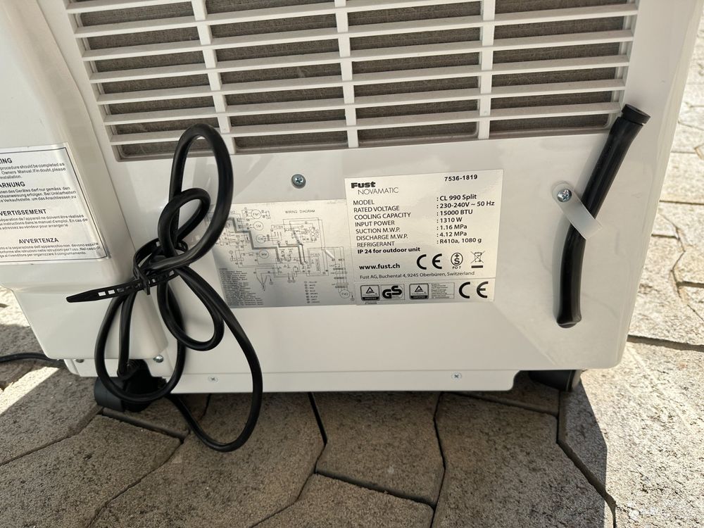 Novamatic CL 990 Split Klimagerät (Defekt) in Jona für CHF 300 – nur ...