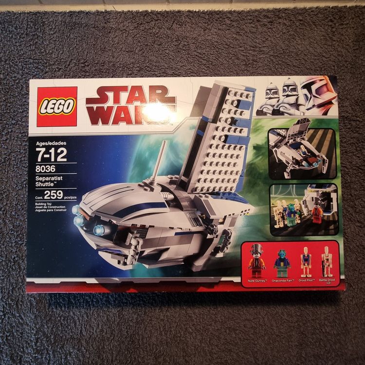 Lego Star Wars 8036 Separatist Shuttle (Neu und originalverpackt) in ...