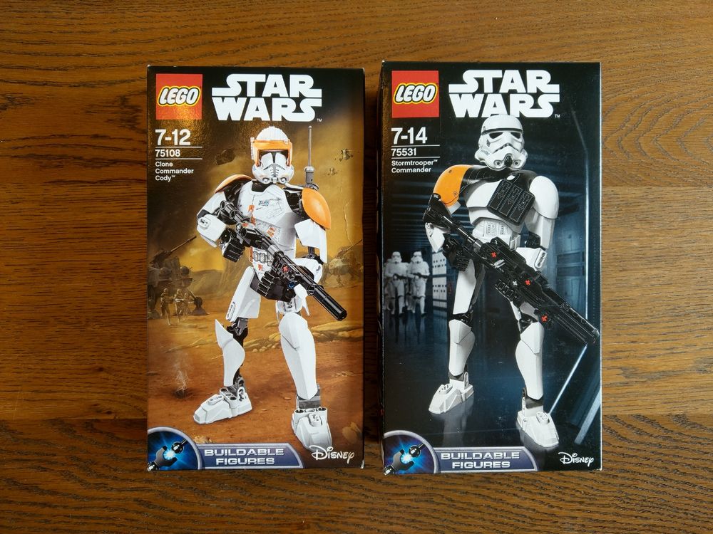 Lego 75108 Clone Commander Cody und 75531 Stormtrooper (Neu und ...