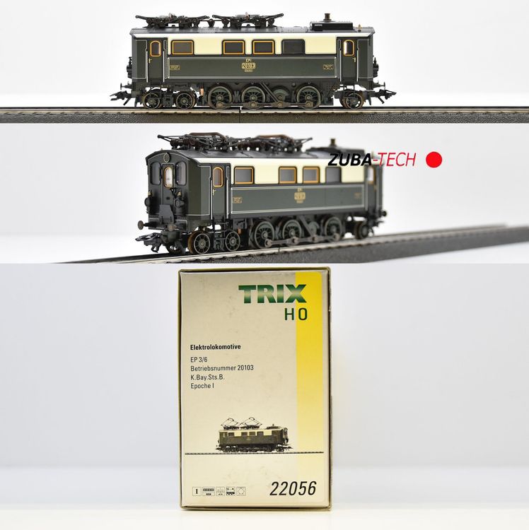 Trix 22056 E-Lok EP 3/6 K.Bay.Sts.B GS Analog mit OVP (Gebraucht) in ...
