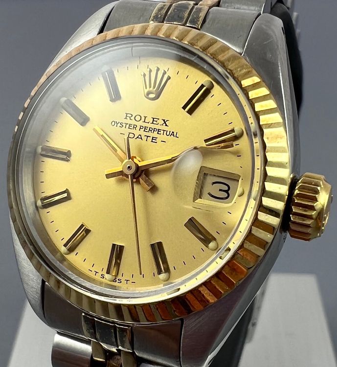 Rolex Date Lady Bicolor Automatic 26mm Jg.1980 *U51 (Gebraucht) in Zürich für CHF 2701 – mit ...