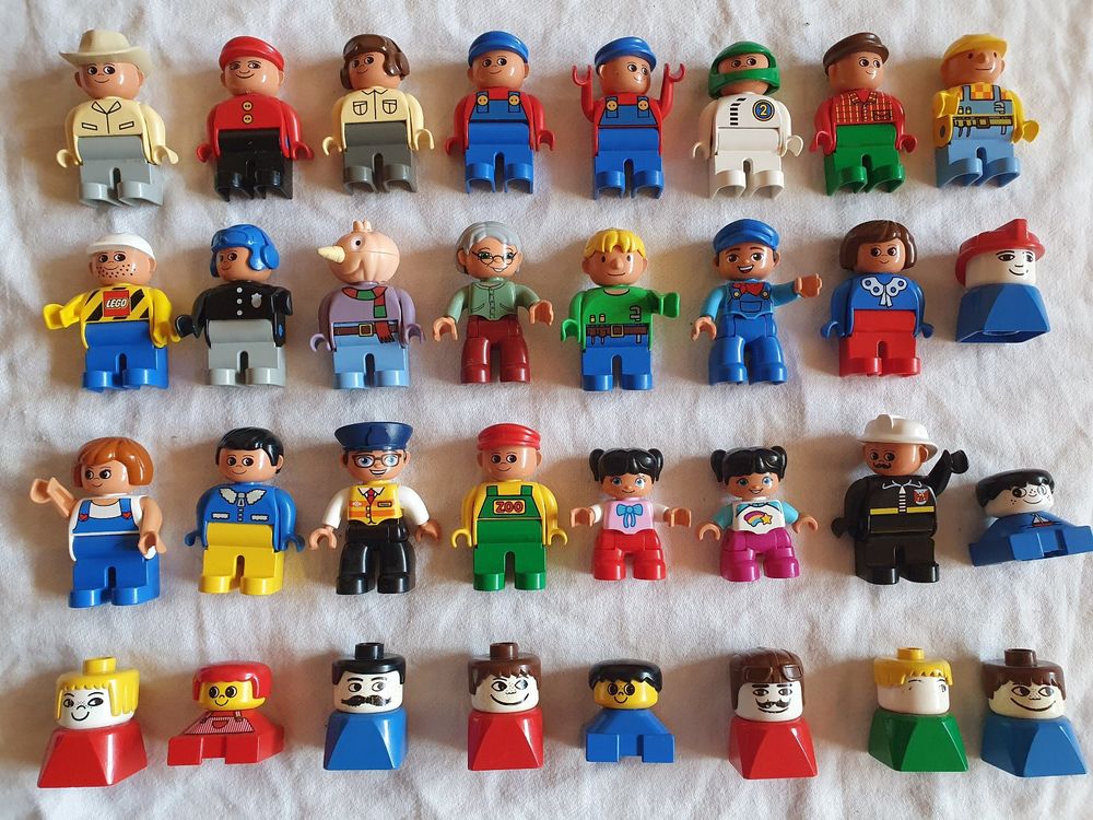 32 LEGO Duplo Menschen Figuren Männchen basic | Kaufen auf Ricardo