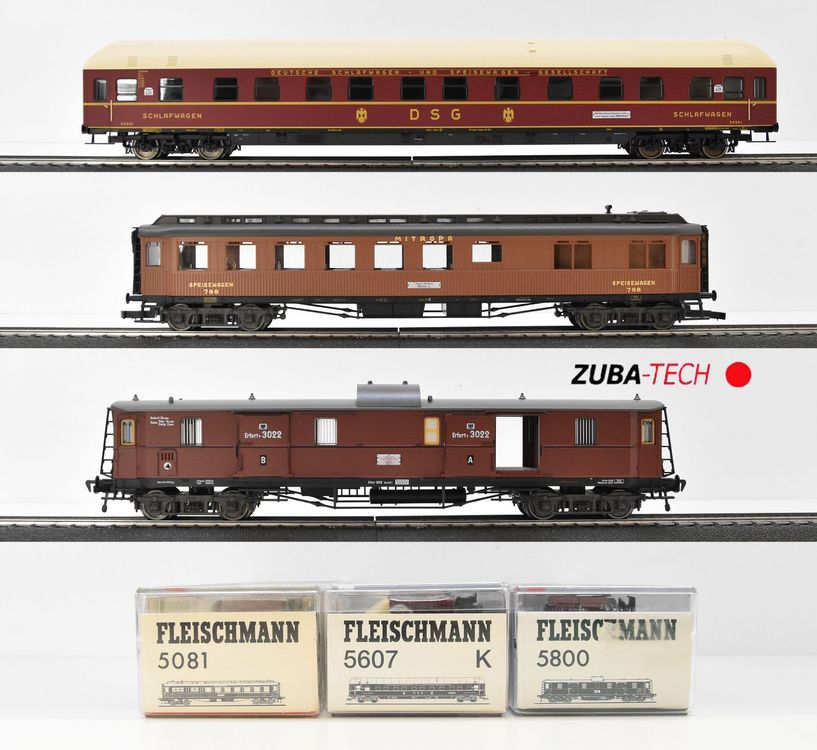 Fleischmann 3x Personenwagen DB H0 GS mit OVP | Kaufen auf Ricardo