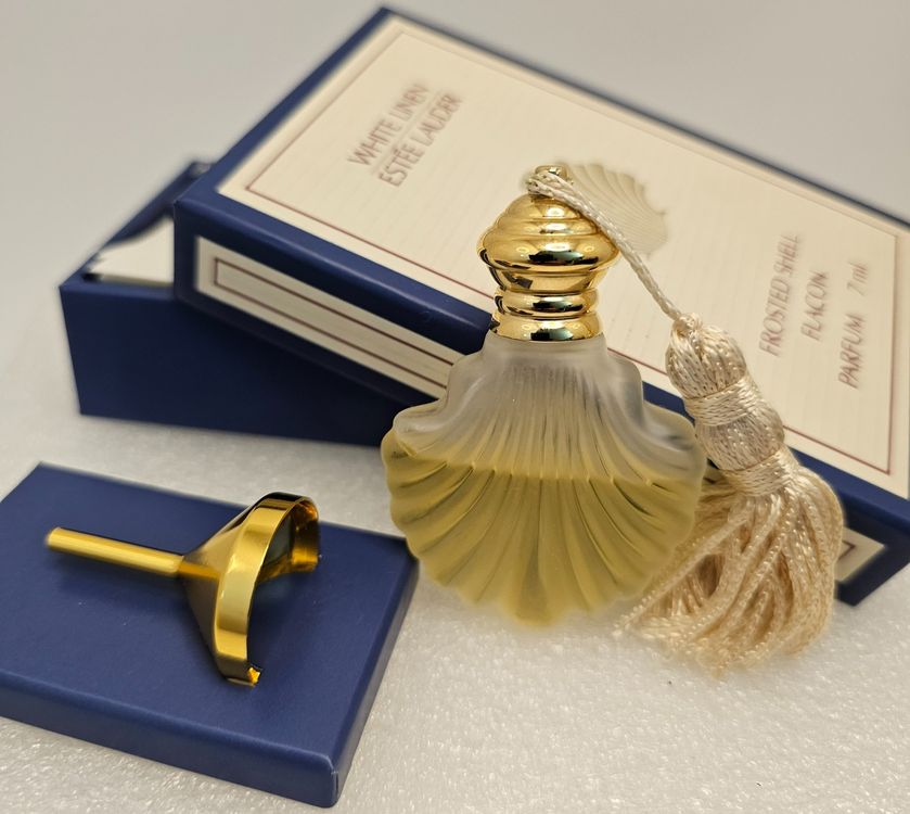 Seltene Estée Lauder White Linen Frosted Shell Parfüm (Neu (gemäss ...