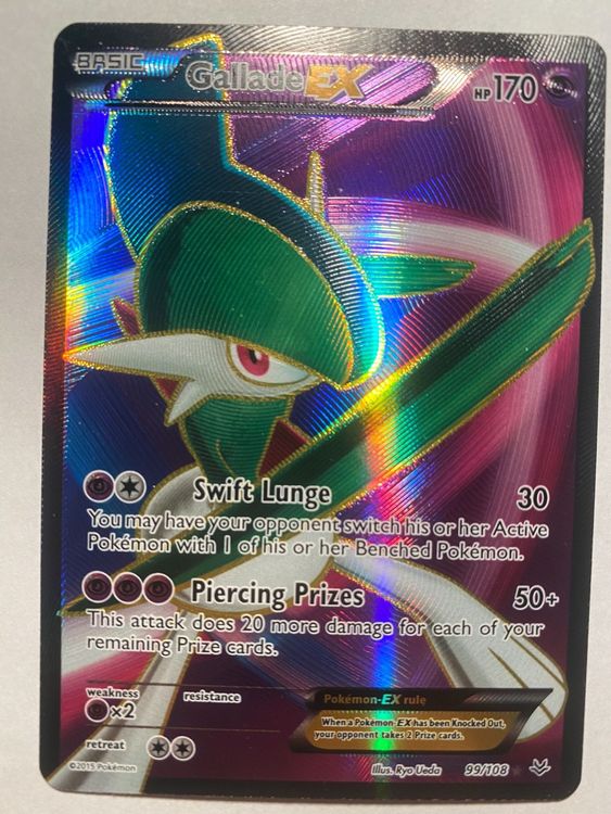 Gallade EX Full Art - Pokémon Card EN (Gebraucht) in Cudrefin für CHF 7 ...