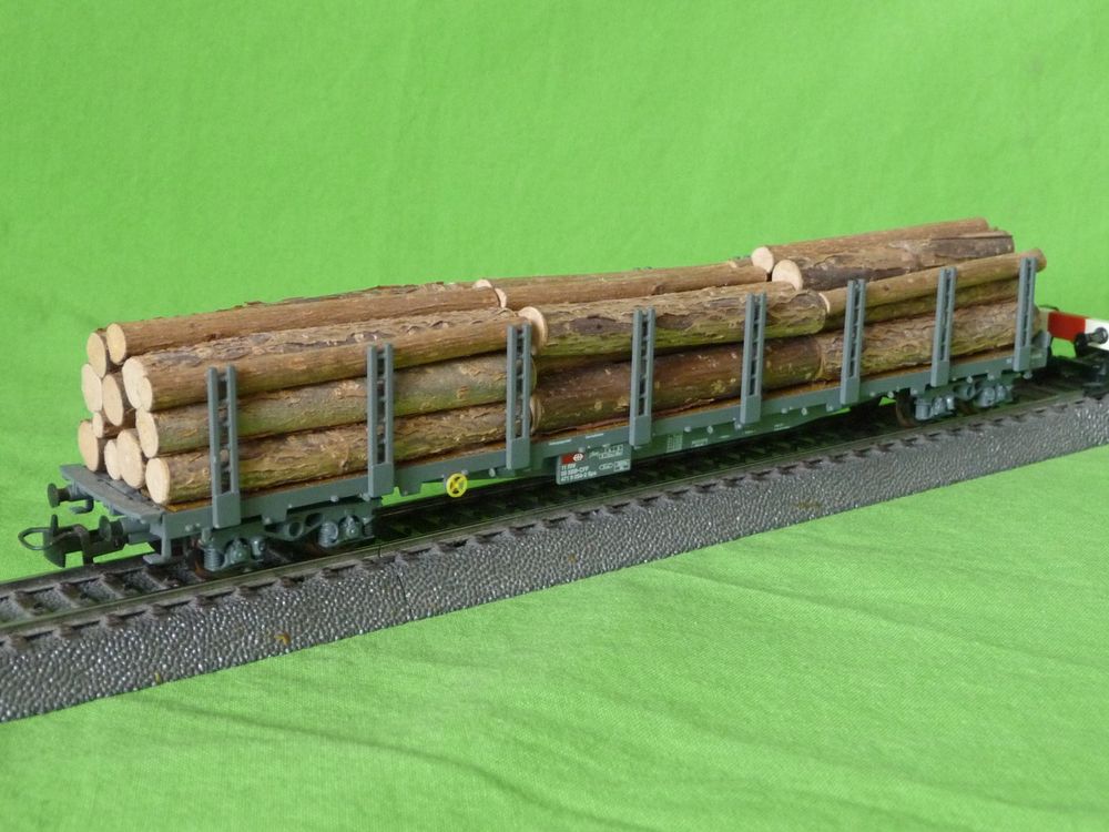 SBB Typ Sps mit Holzladung HAG 386.01 schön Relex-Kuppl. 1Pf (Neu ...