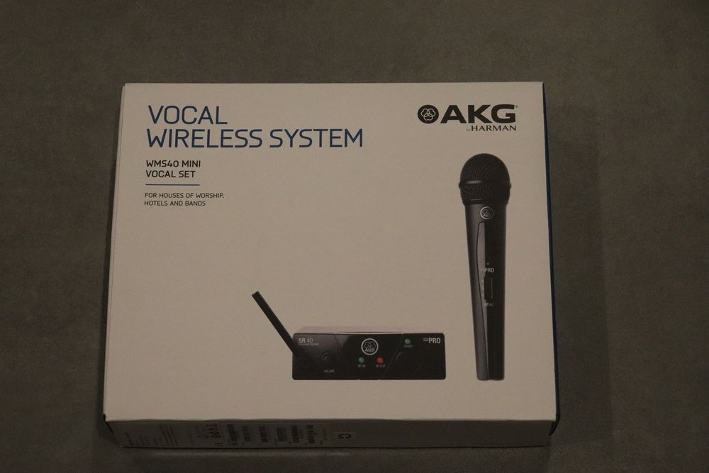 AKG Wireless Mikro WMS40 Mini Vocal Set | Kaufen auf Ricardo