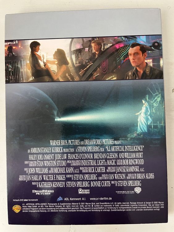 A.I Künstliche Intelligenz (2001) DVD 📀 (Neu (gemäss Beschreibung)) in Sierre für CHF 4.95 – mit ...