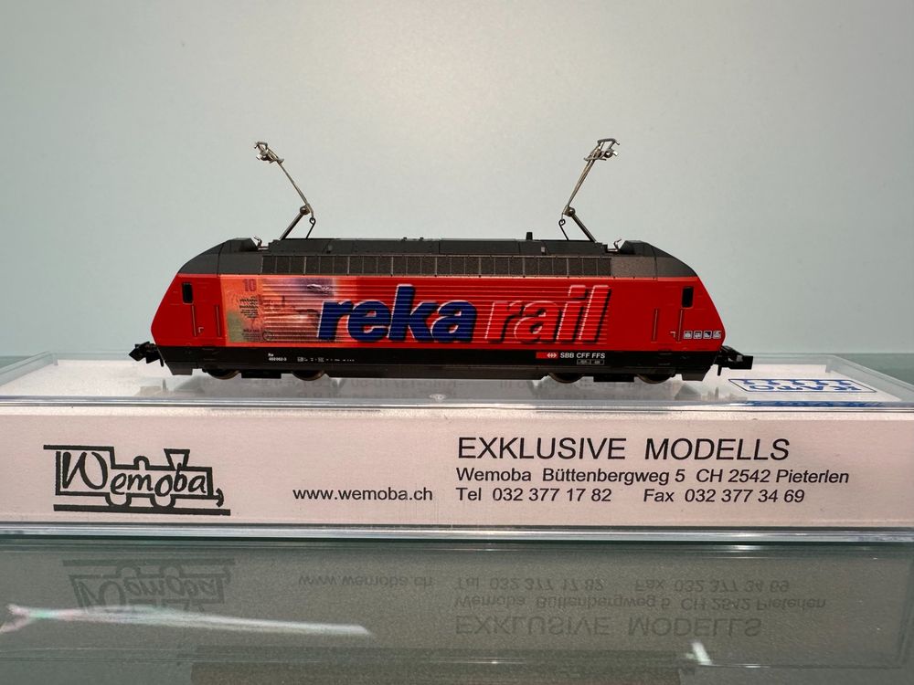 Top Rarität Kato/Wemoba 13709-51 SBB Re460 "Reka Rail" (Neu und ...
