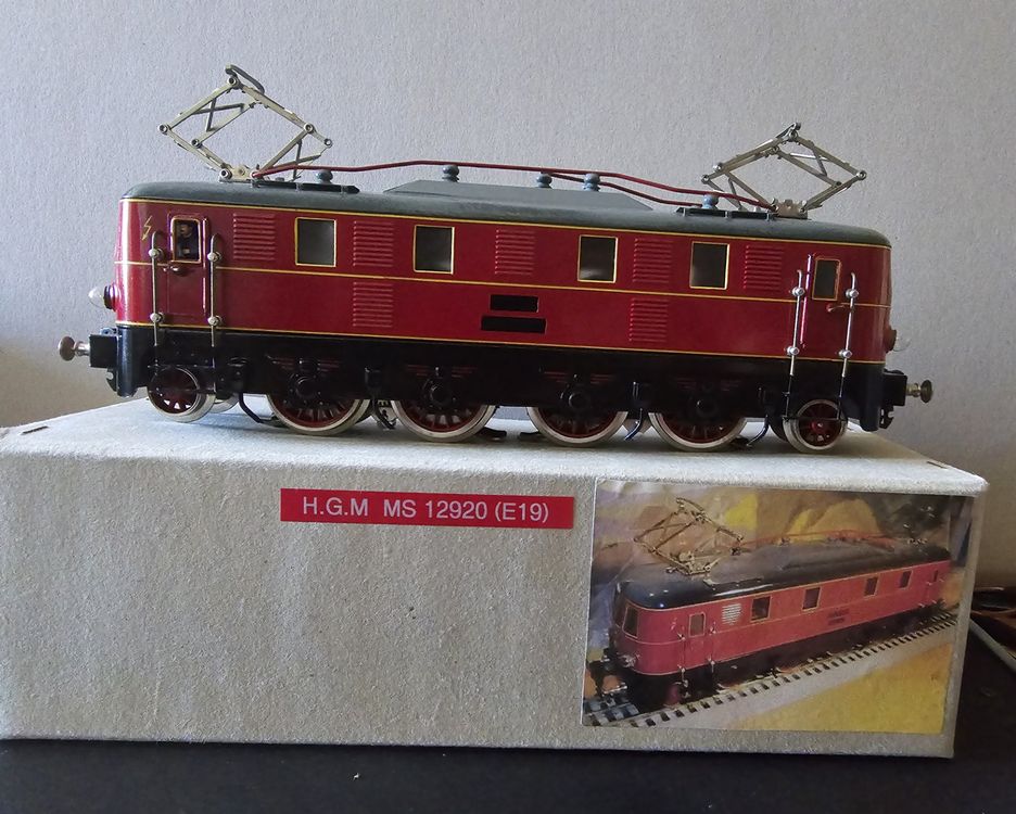 HGM Tinplate Spur 0 3-Leiter GS Analog MS 12920 Replikalok (Gebraucht ...