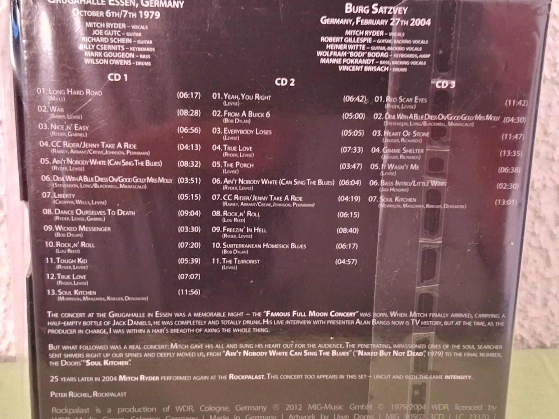 3CD Mitch Ryder - Live At Rockpalast / Blues-Rock Neu🛑 (Gebraucht) in ...