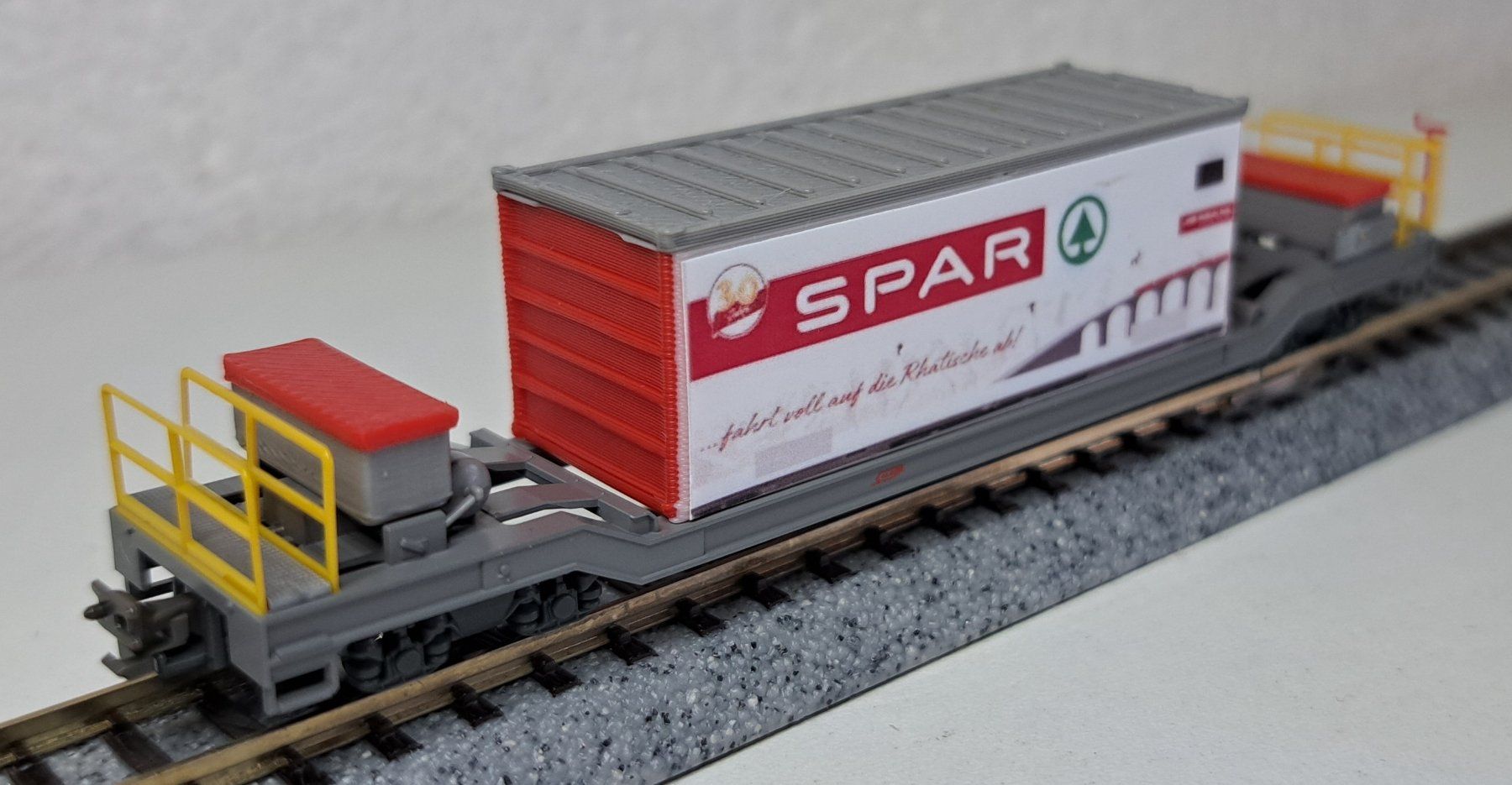 RhB Güterwagen Spar Container Spur N Kato ohne OVP (Gebraucht) in Salez ...
