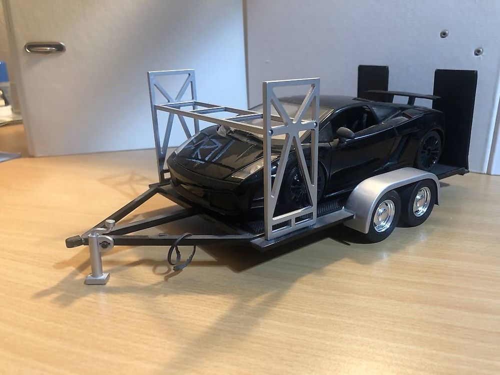 Tandem Car Trailer 1:18 GMP (Gebraucht) in Hellbühl für CHF 40 – nur ...