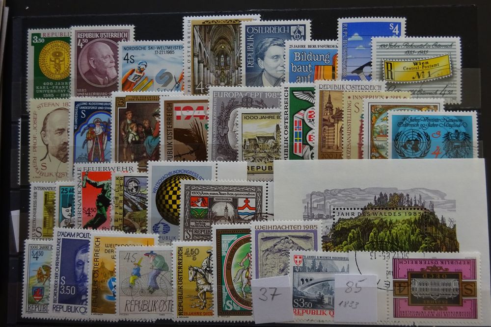Österreich gest 1985 fast kpl. Karte 37 (Gebraucht) in Gutenswil für CHF 1 – mit Lieferung auf ...