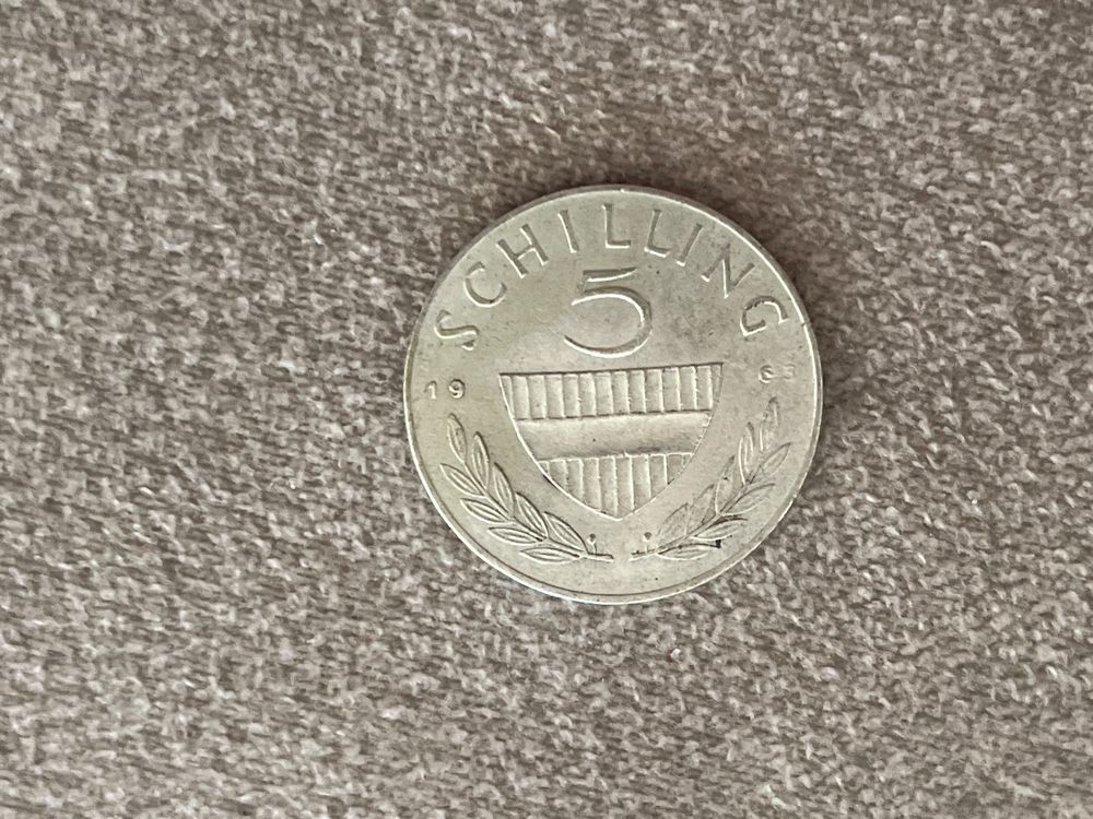 5 Schilling 1963 Silbermünze (Gebraucht) in für CHF 2 – mit Lieferung ...
