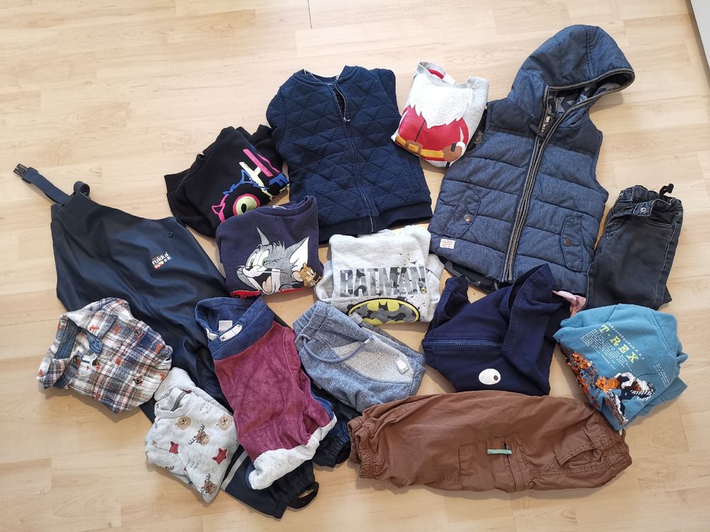 Boys Clothes Bundle Packet Gr. 2-3 years Autumn Winter (Gebraucht) in ...