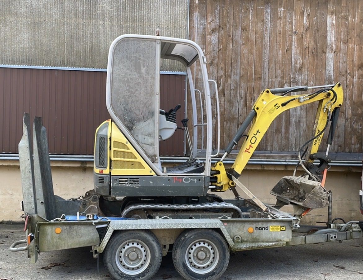 Wacker Neuson Minibagger 1404 RD, Jg. 2010 (Gebraucht) in Schaffhausen ...