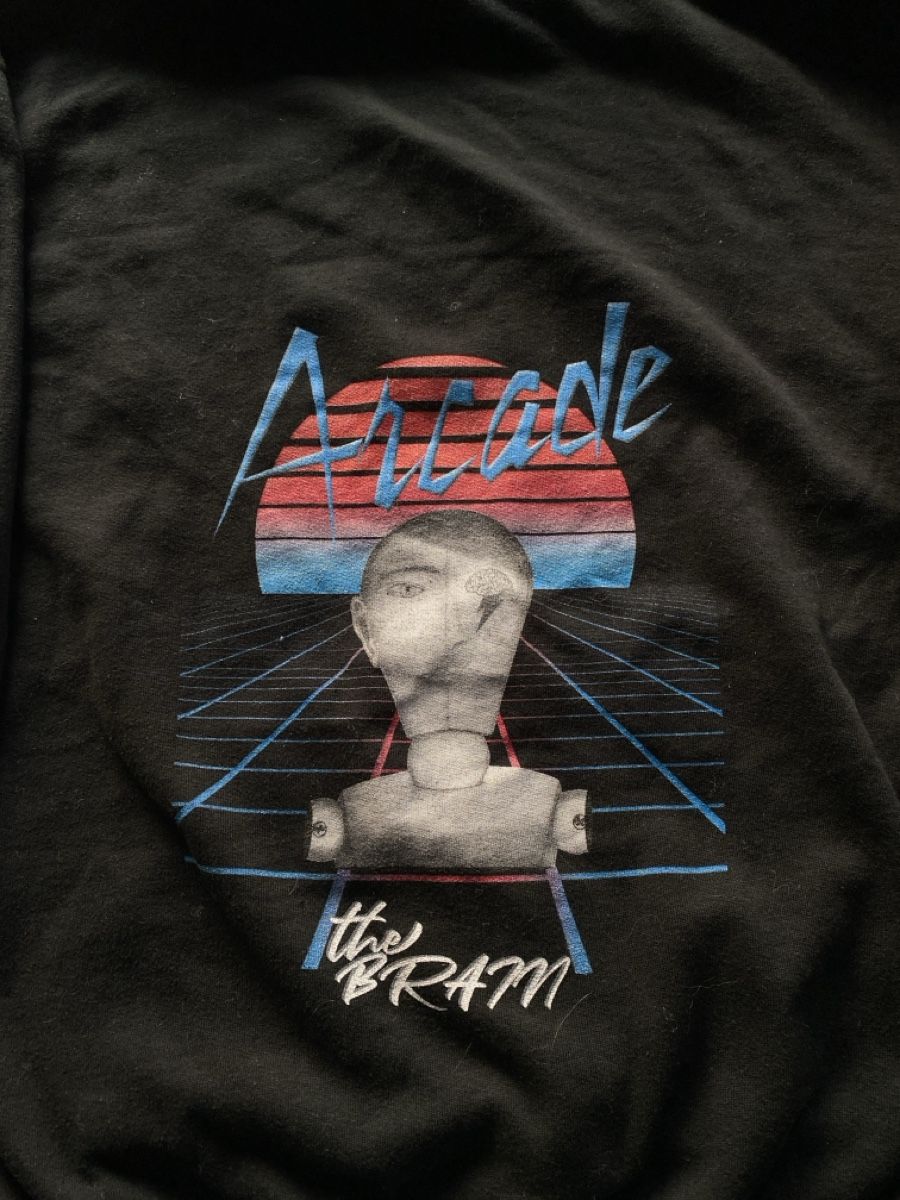 Schwarzer Midas Rex Hoodie "Arcade the Brain" Grösse M (Gebraucht) in ...