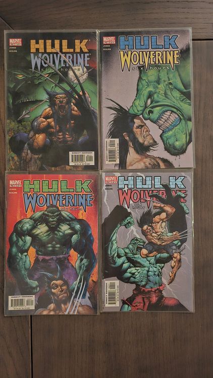 Comics Marvel Hulk/Wolverine : Six Hours - Issues #1-4 2003 (Neu ...