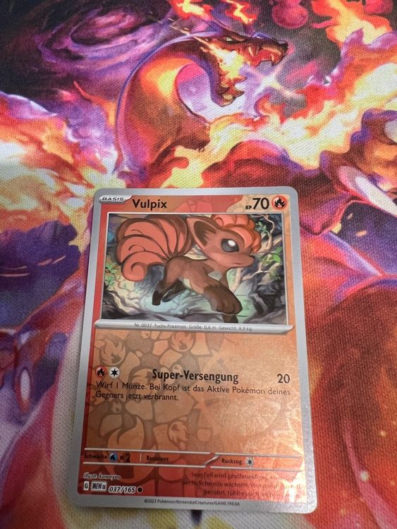 Vulpix (MEW 037) / Reverse Holo -DE- / Pokemon 151 (Neu (gemäss Beschreibung)) in Bülach für CHF ...