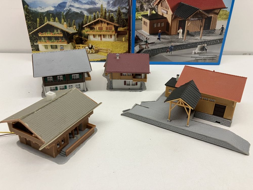 kibri 7804/B7042 N: Güterschuppen Meilen Schweiz - 3 Chalets | Kaufen ...