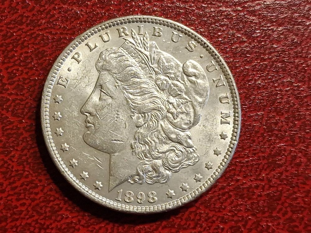 Morgan silber Dollar 1898 (Vorz). | Kaufen auf Ricardo