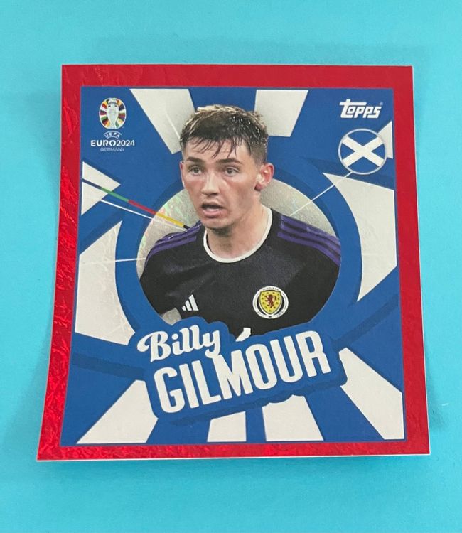 Topps Euro 2024 Sticker SCO PTW - BILLY GILMOUR SCHOTTLAND (Gebraucht ...