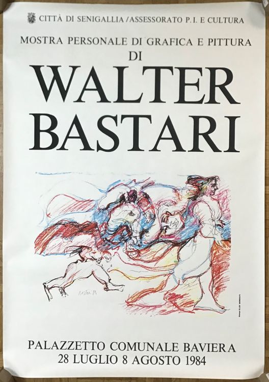 Walter BASTARI Ausstellung Plakat Handsigniert (Gebraucht) in Root für CHF 5 – mit Lieferung auf ...