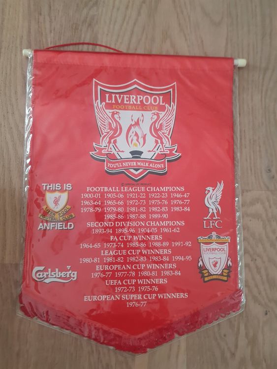 Liverpool FC LFC YNWA XXL-Wimpel 40 x 28 cm (Gebraucht) in Meilen für ...