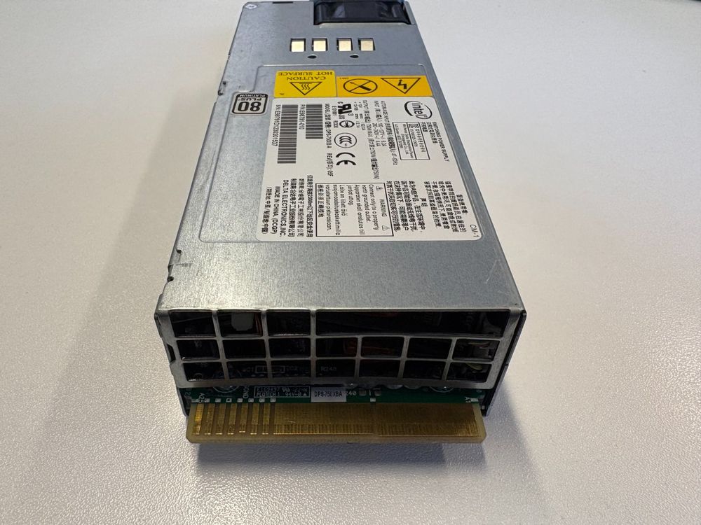 INTEL / DELTA E98791-007 DPS-750XB A 750WATT HOT-SWAP 80 PLU (Gebraucht ...