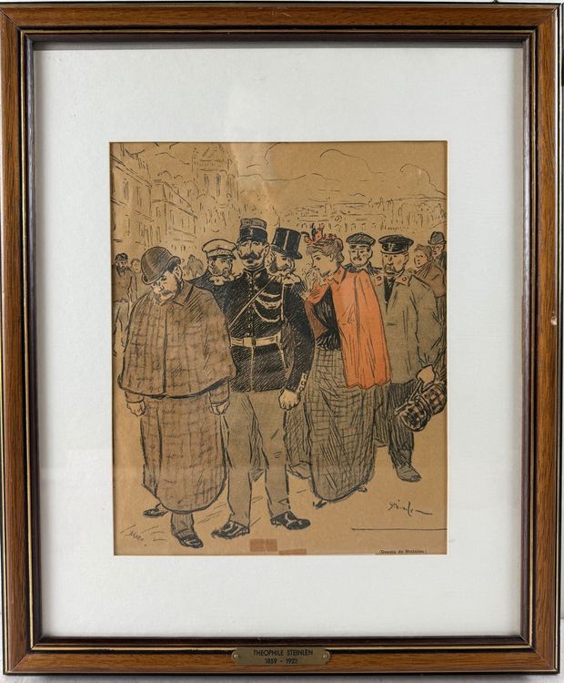 Théophile-Alexandre Steinlen (1859-1923) Antike Lithographie (Gebraucht ...