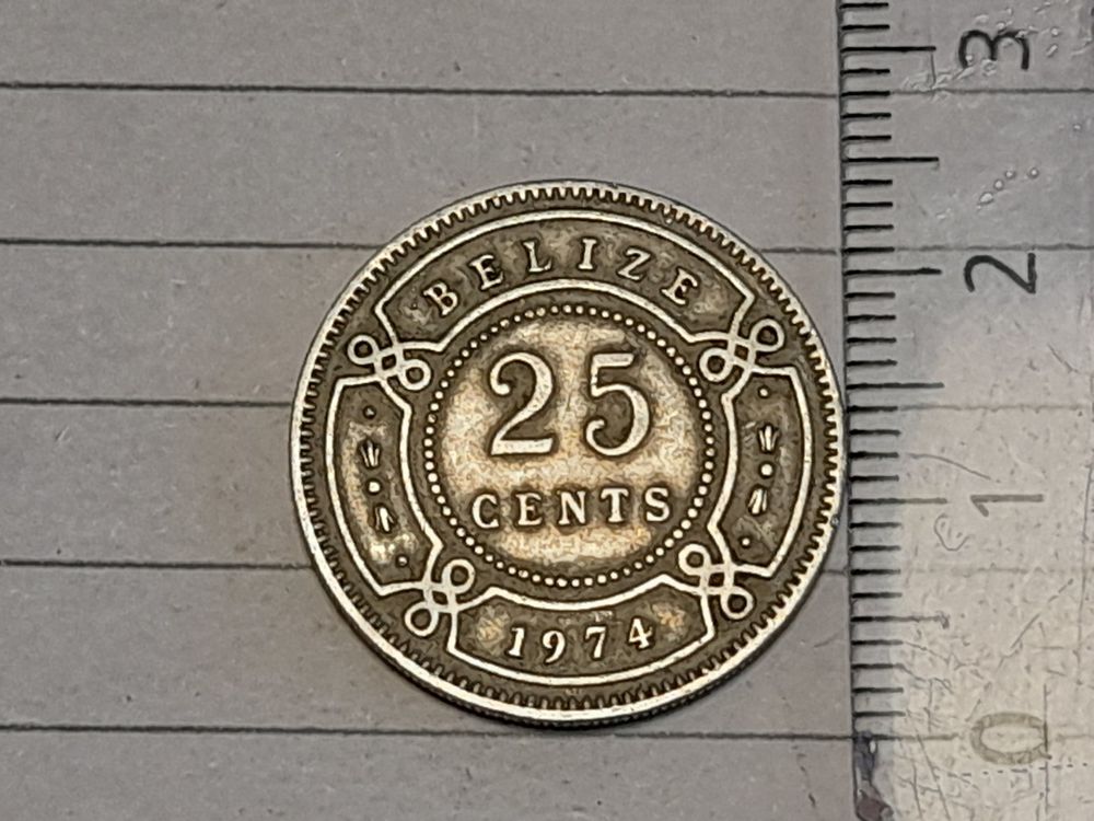 Belize 25 Cent 1974 ( Auf... nur 100.000 ) (Gebraucht) in Basel für CHF ...