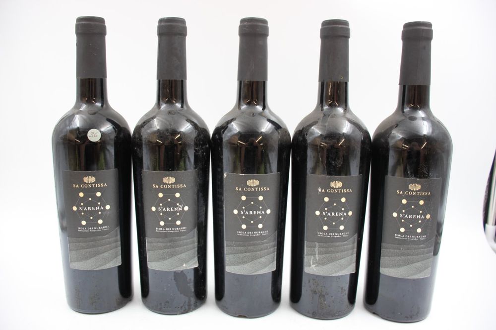 5x Sa Contissa S'Arena Rotwein (25072762Z) (Neu (gemäss Beschreibung ...