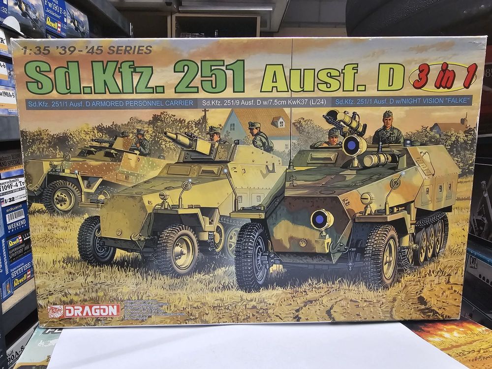 Dragon Sd.Kfz.251 Ausf. D, 3 in 1 Set, 1/35 | Kaufen auf Ricardo