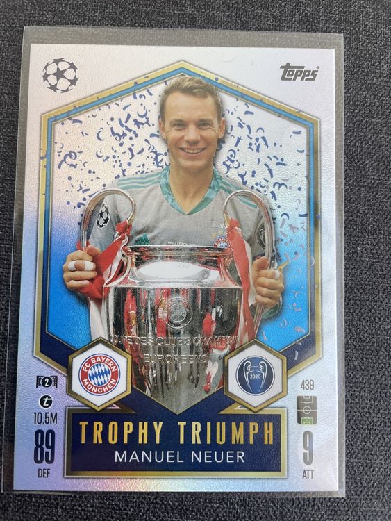 Topps Match Attax Manuel Neuer Fc Bayern München (Neu (gemäss ...