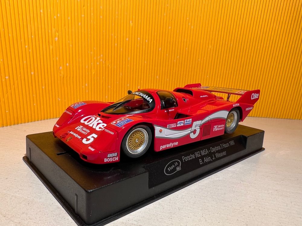 PORSCHE 962 IMSA – Daytona 3 Hours 1983 «COKE» NEU Slot.it (Neu (gemäss ...