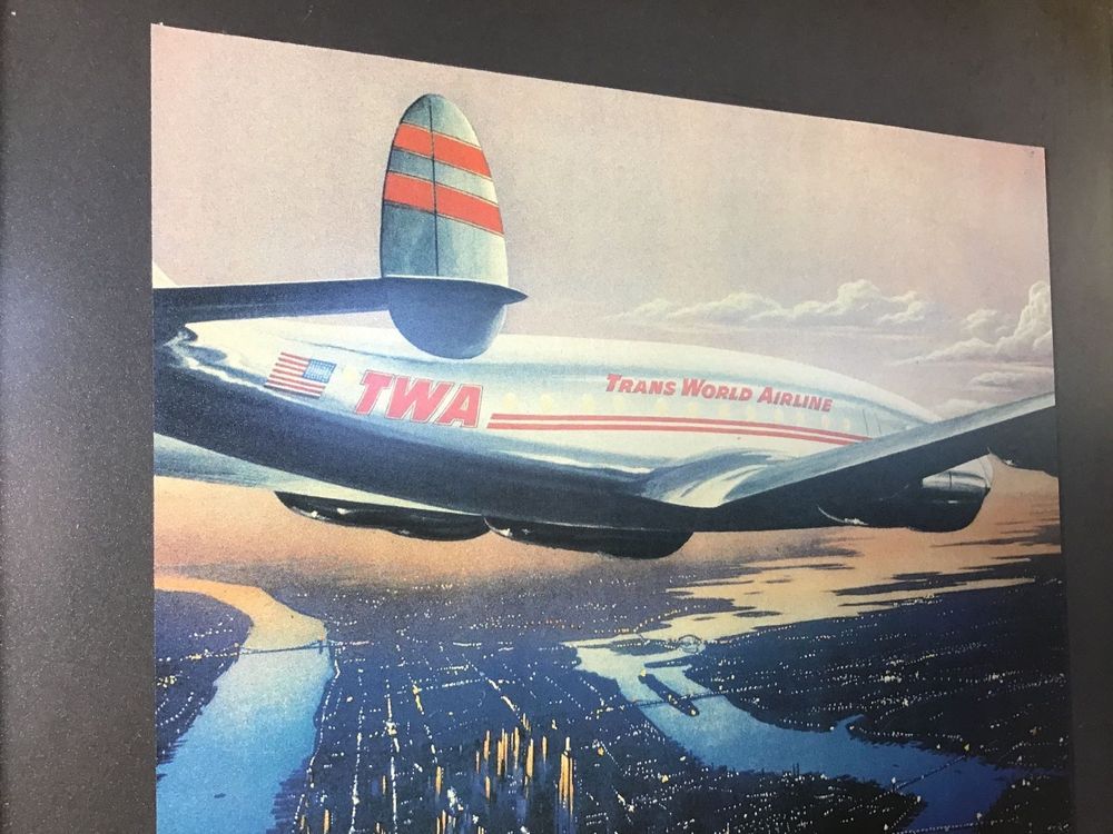 Aviatik Bild TWA Constellation Trans World Airline New York (Gebraucht ...