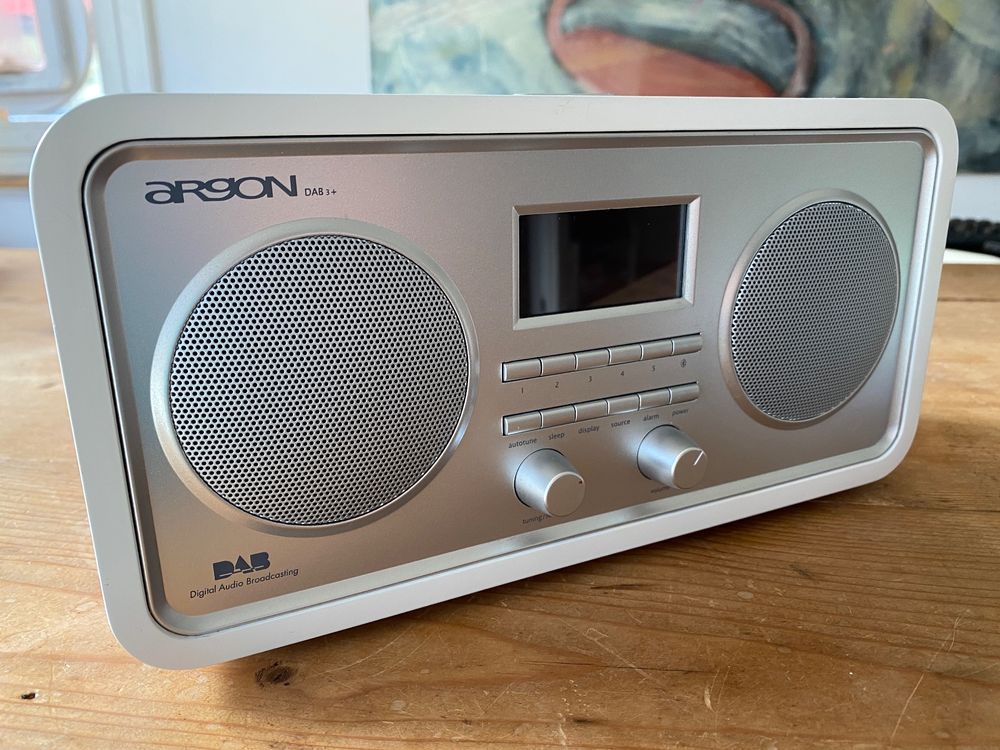 DAB Radio Argon DAB+ v5, weiss, wie NEU (Gebraucht) in Aarau für CHF 50 ...