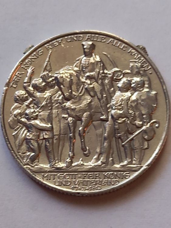 2 MARK 1913 SILBER DEUTSCHES REICH Befreiungskriege | Kaufen auf Ricardo