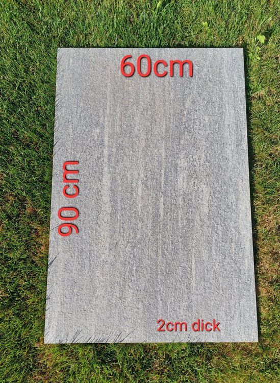 7 neue Gartenplatten 90x60cm | Kaufen auf Ricardo