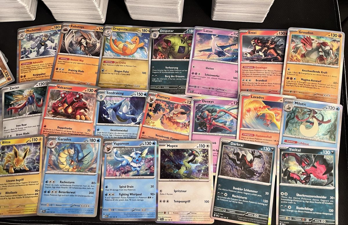 💥 Pokémon Kartensammlung 1800+ Karten | Holos & Reverse💥 (Neuf (Voir ...