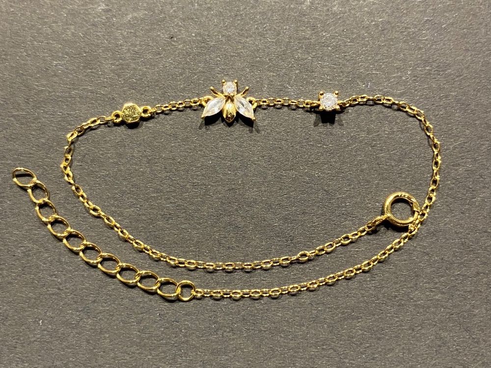 Armkette in 925 Silber mit Biene (Neu (gemäss Beschreibung)) in Anglikon für CHF 10.5 – mit ...