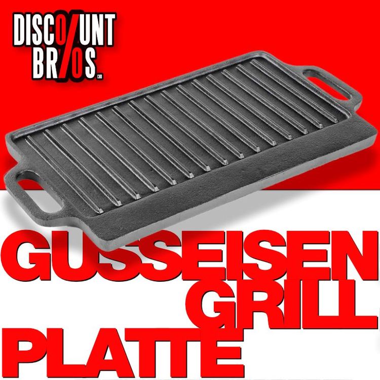 NEU Grillrost GRILLPLATTE Gusseisen ECKIG (auch RUND) (Neu und originalverpackt) in Zürich für ...