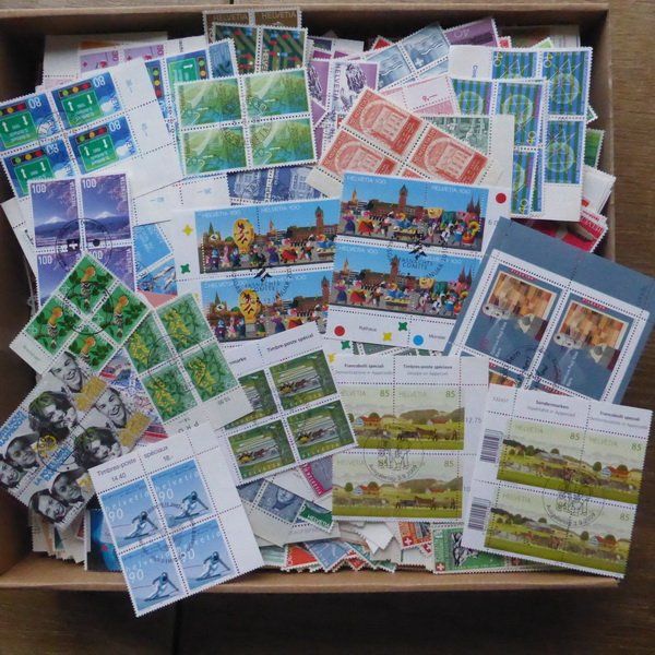 1,7 Kg CH - 4erBLOCKS ab URALT / lose Ware / z.T Sätze (Gebraucht) in ...