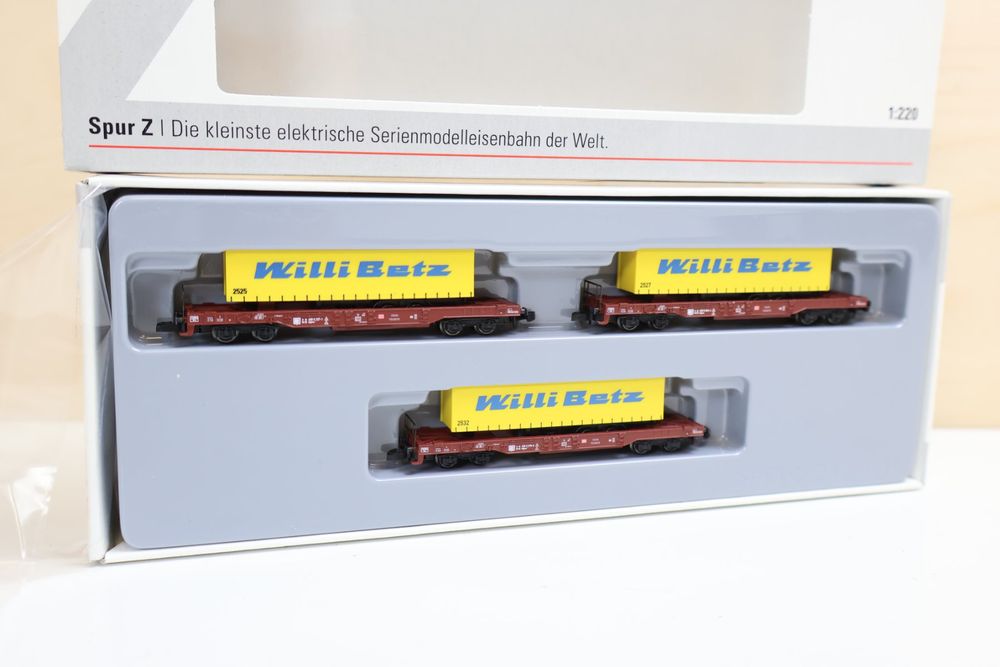 Märklin mini club Taschenwagen Set - 82289 - Metall (Gebraucht) in für ...