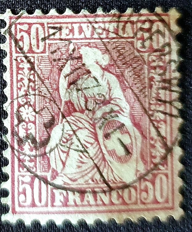 SBK 43 mit Vollstempel Rapperswyl 11XII73XI, mit Mängel | Kaufen auf ...