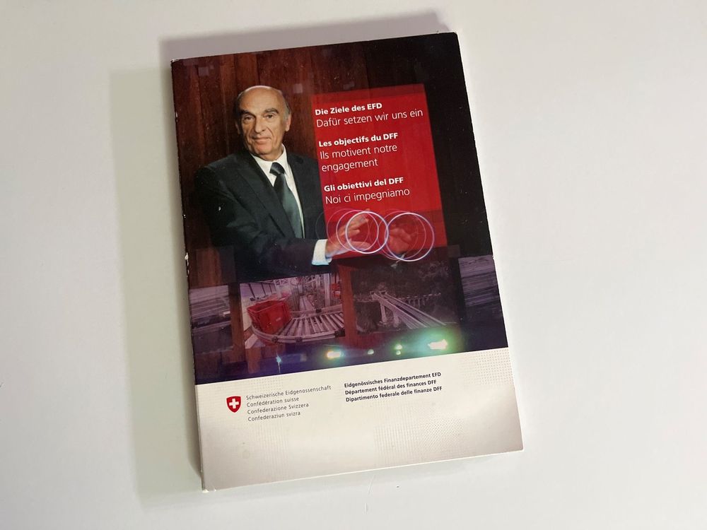 CD - Die Ziele des EFD - mit Alt-BR Hans-Rudolf Merz - 2009 (Gebraucht ...