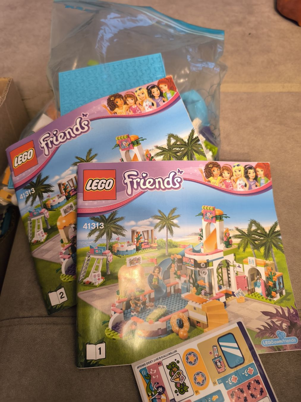 Lego Friends 41313 Heartlake Pool mit Anleitung & Sticker! (Neu (gemäss ...
